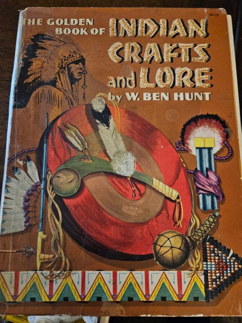 The Golden Book of Indian Crafts and Lore by Ben Hunt - Etsy