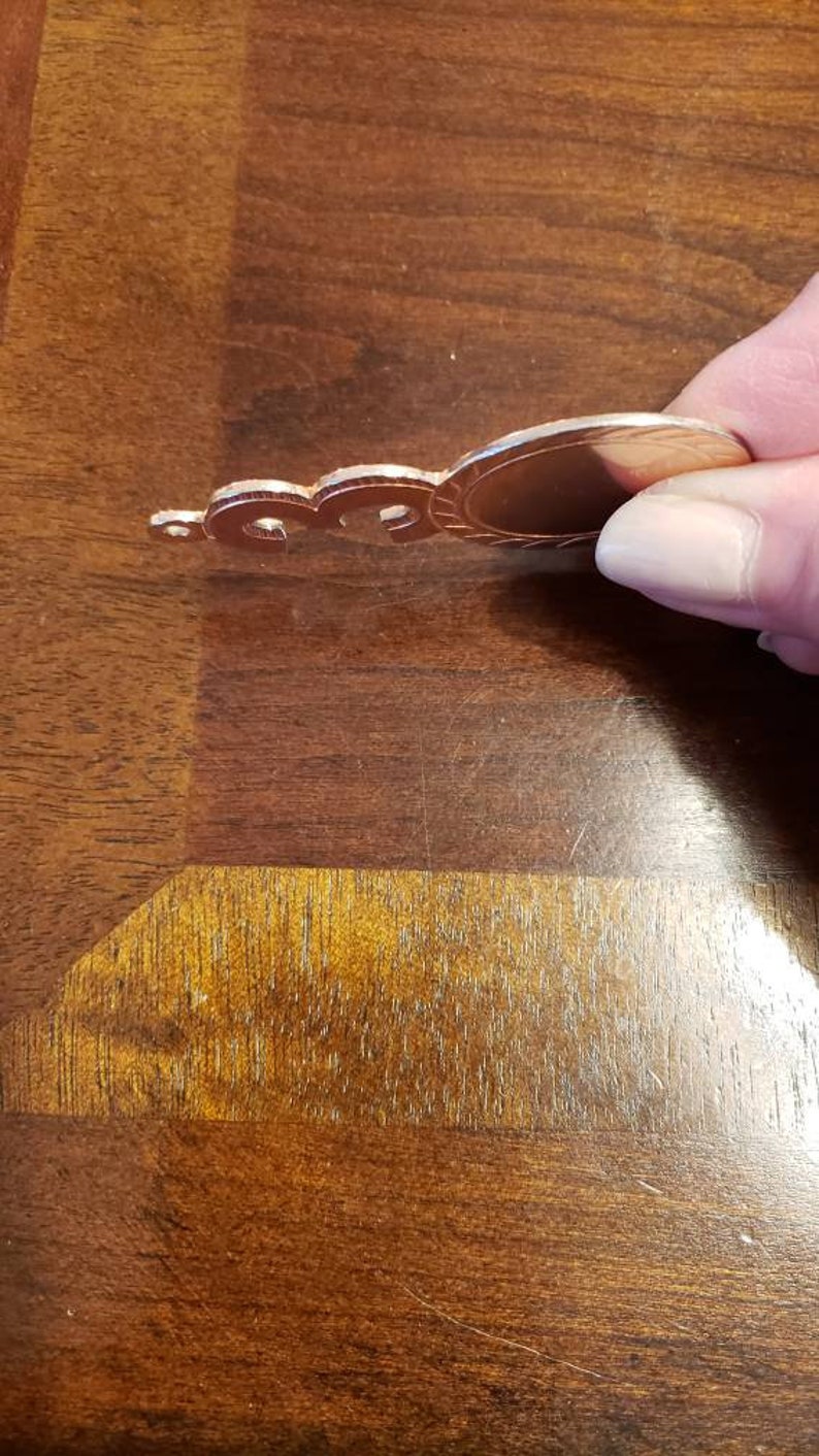 Number 3 Copper Tree Ornament - Etsy