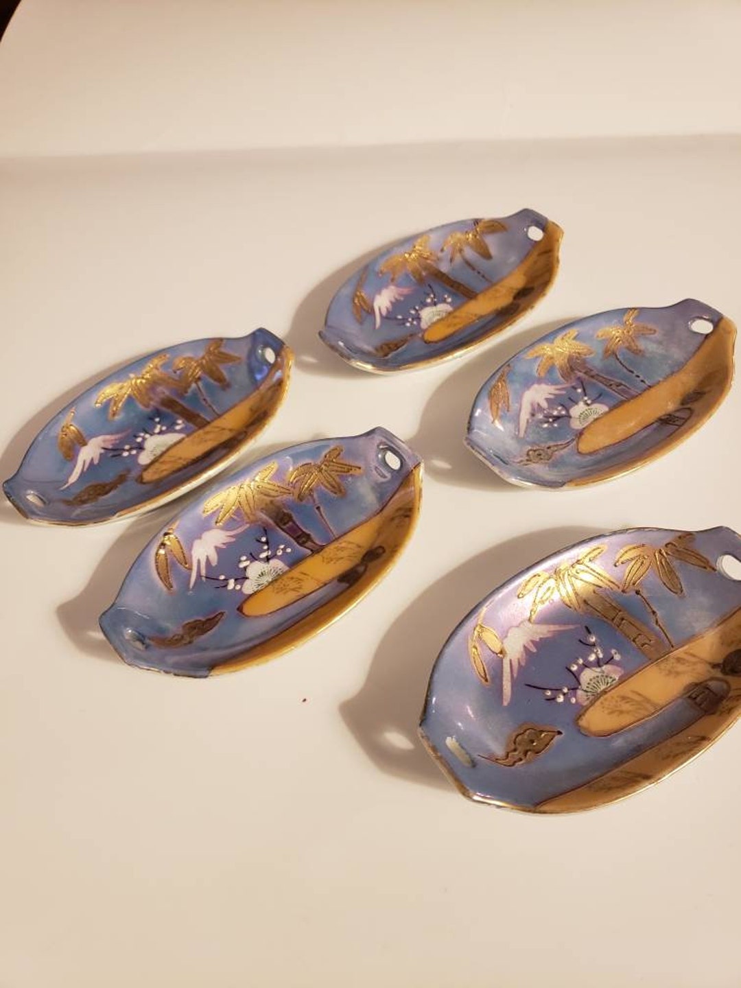 Set of Five Japanese Salt Cellars - Etsy