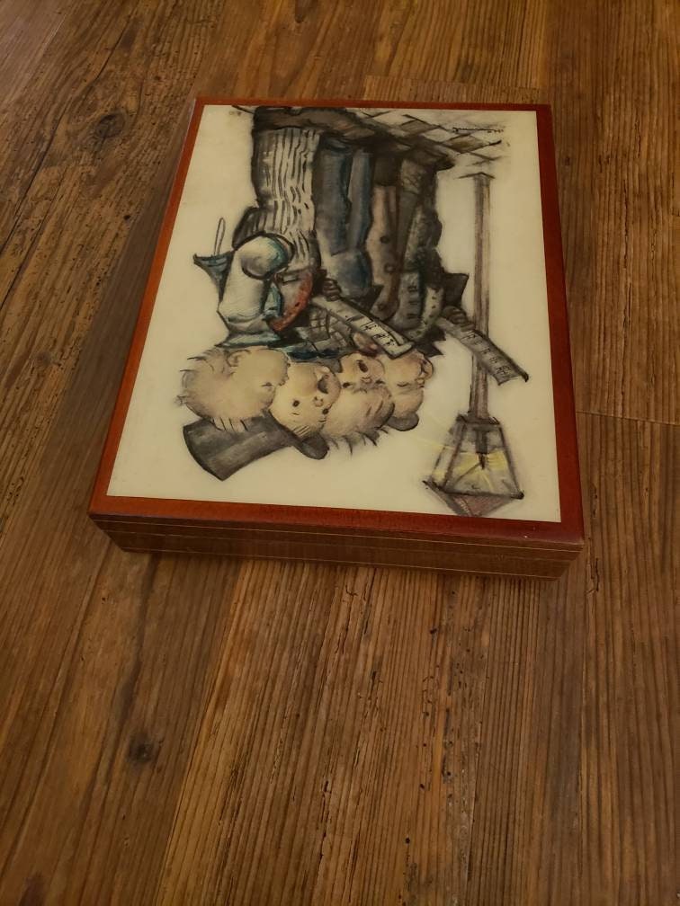 Large Hummel Music Box and Jewelry Box | Etsy