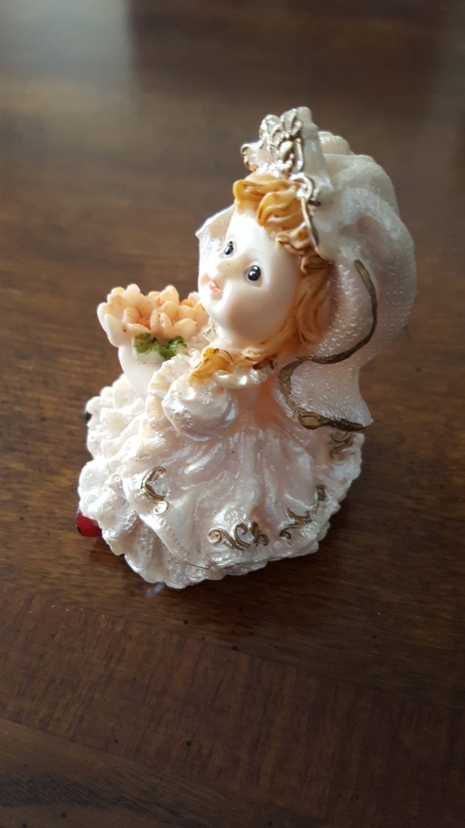 Miniature Hand Painted Little Girl Figurine | Etsy
