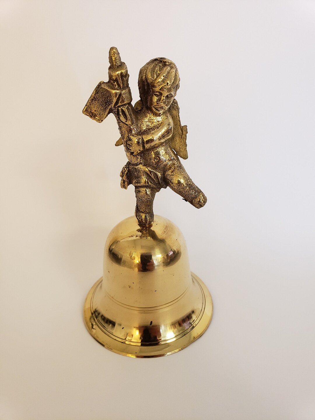 Brass Bell With Angel - Etsy