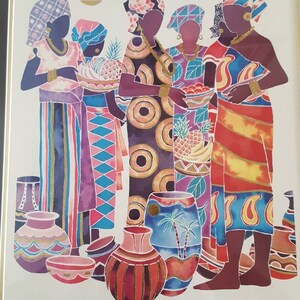 Keith Marlett Signed Litho Morning Market - Etsy