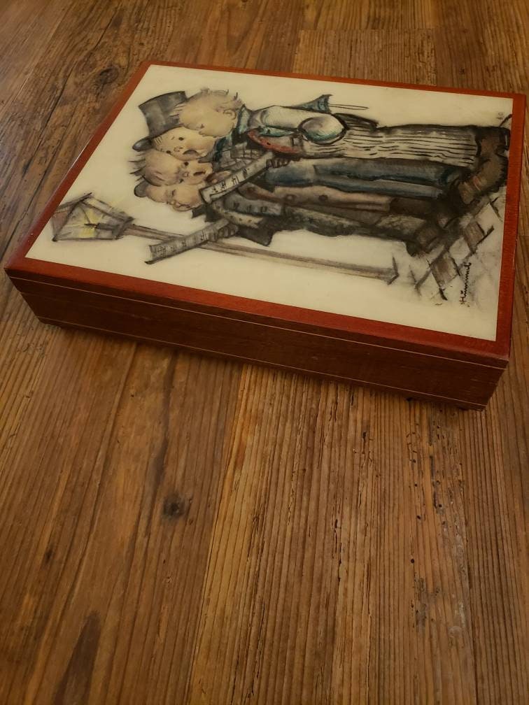 Large Hummel Music Box and Jewelry Box | Etsy