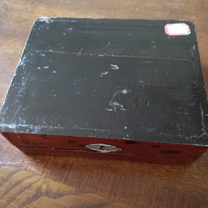 Vintage Box With Decorative Key - Etsy