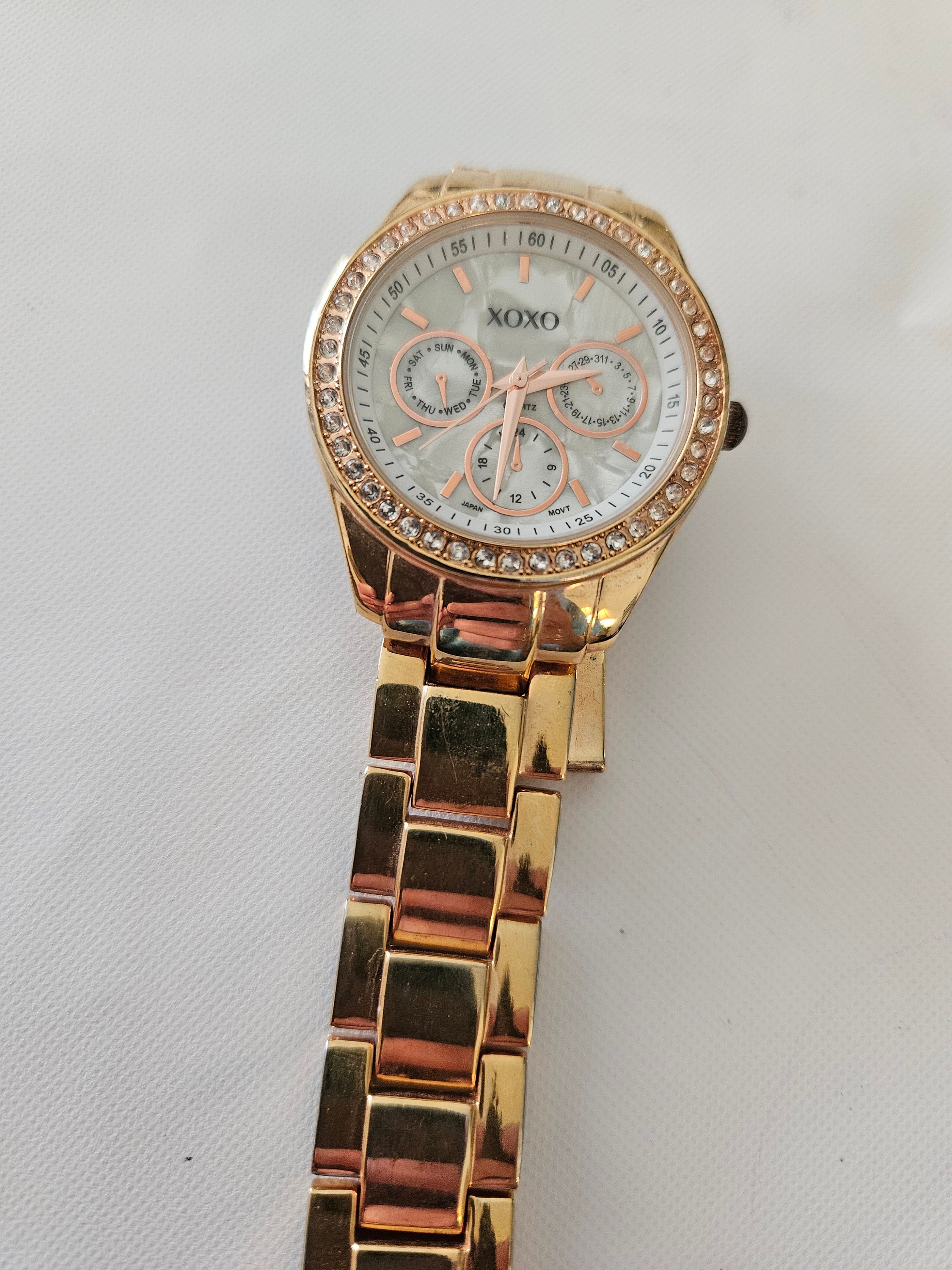 XOXO Ladies Rosegold Quartz Watch Etsy