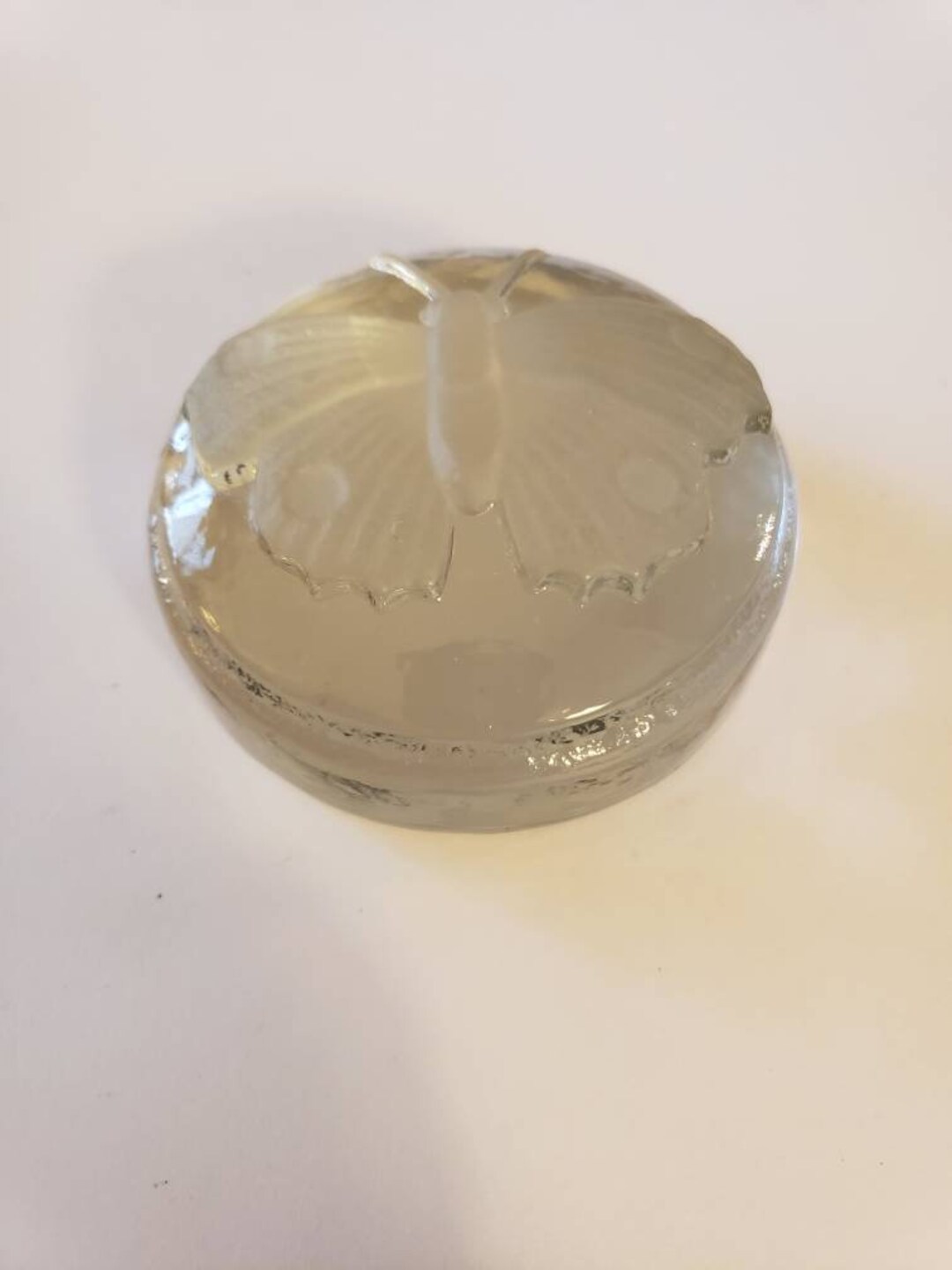 Goebel Crystal Collection Frosted Butterfly Glass Paperweight Signed - Etsy