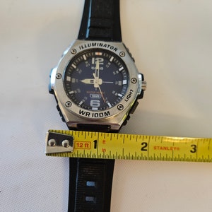 Casio ILLUMINATOR MWA-100H-2A MEN’S 40mm Waterresistant 10 Blue Dial - Etsy