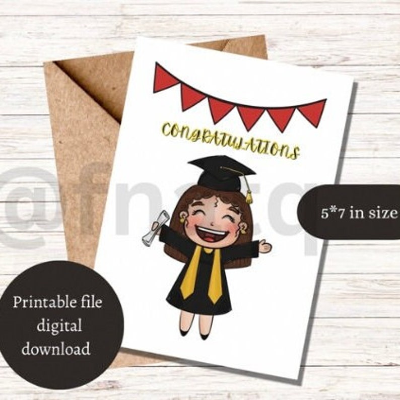 Graduation Card, Printable Graduation Card, Graduation Card 2023, Class ...