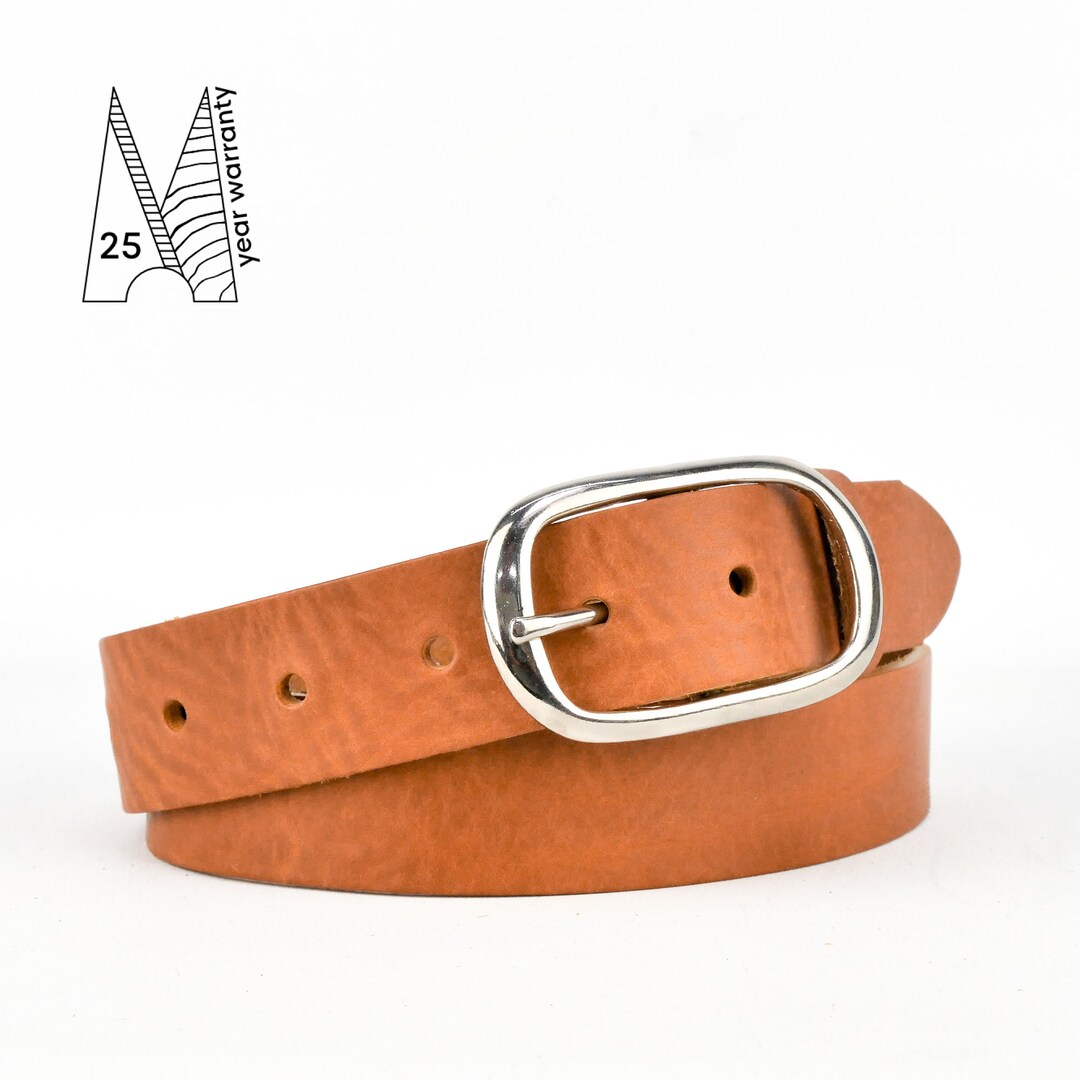 Tan Classic Leather Belt 1 1/4 // Tan Full Grain Leather Trouser Belt ...