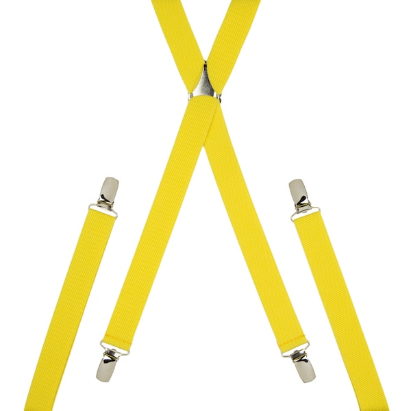 Yellow Suspenders - Etsy