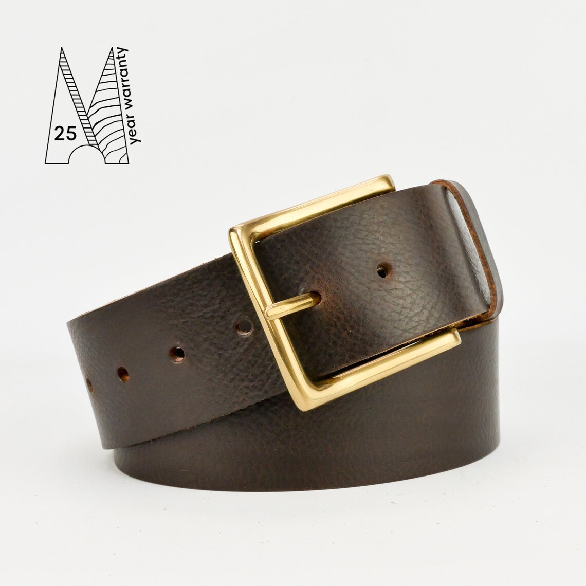 Brown Leather Belt 2 Thick Wide Brown Multiple Choice | Etsy