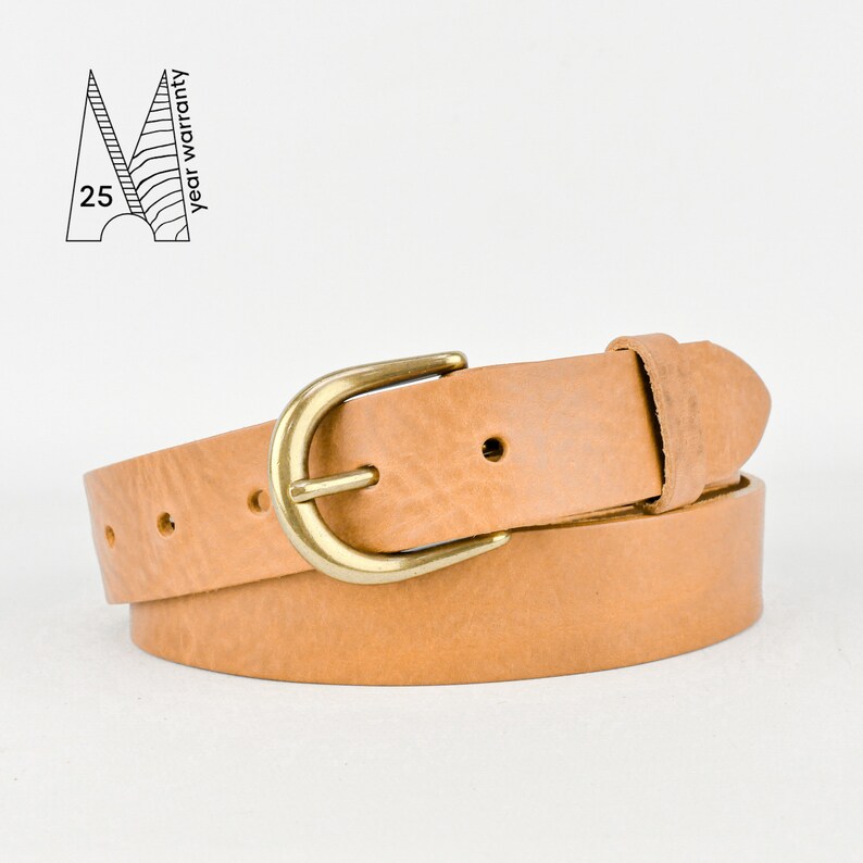 Tan Classic Leather Belt 1 1/4 // Tan Full Grain Leather - Etsy UK