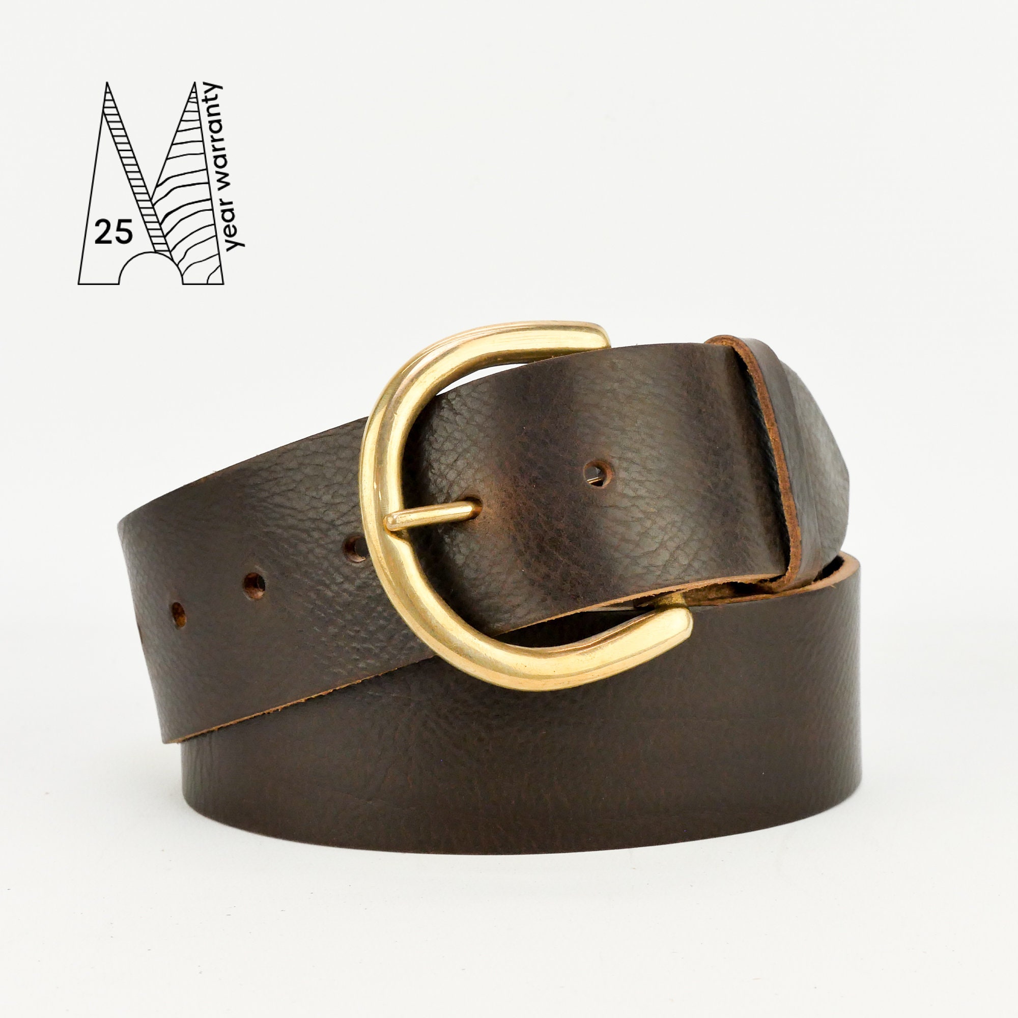 Brown Leather Belt 2 Thick Wide Brown Multiple Choice | Etsy