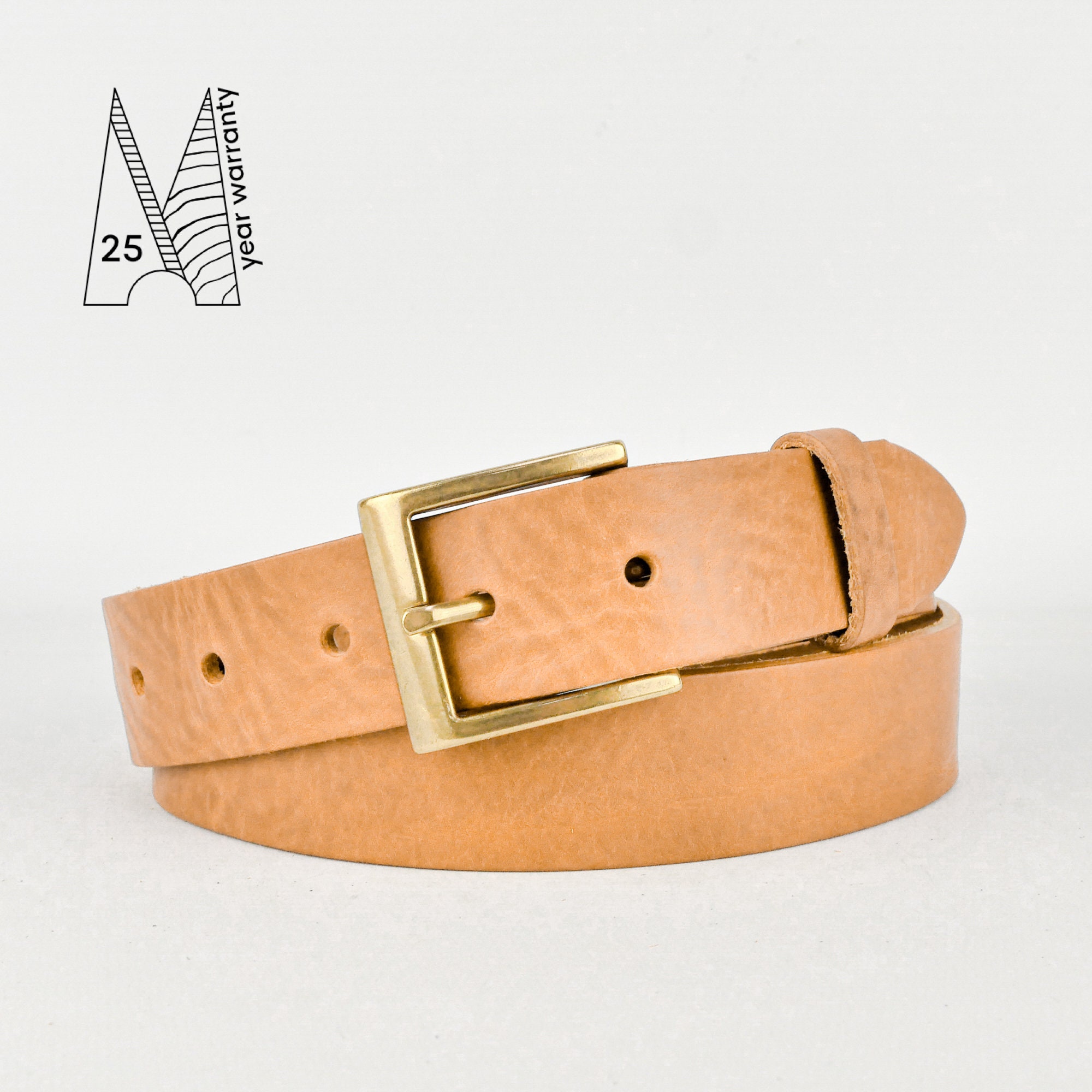 Tan Classic Leather Belt 1 1/4 // Tan Full Grain Leather - Etsy UK