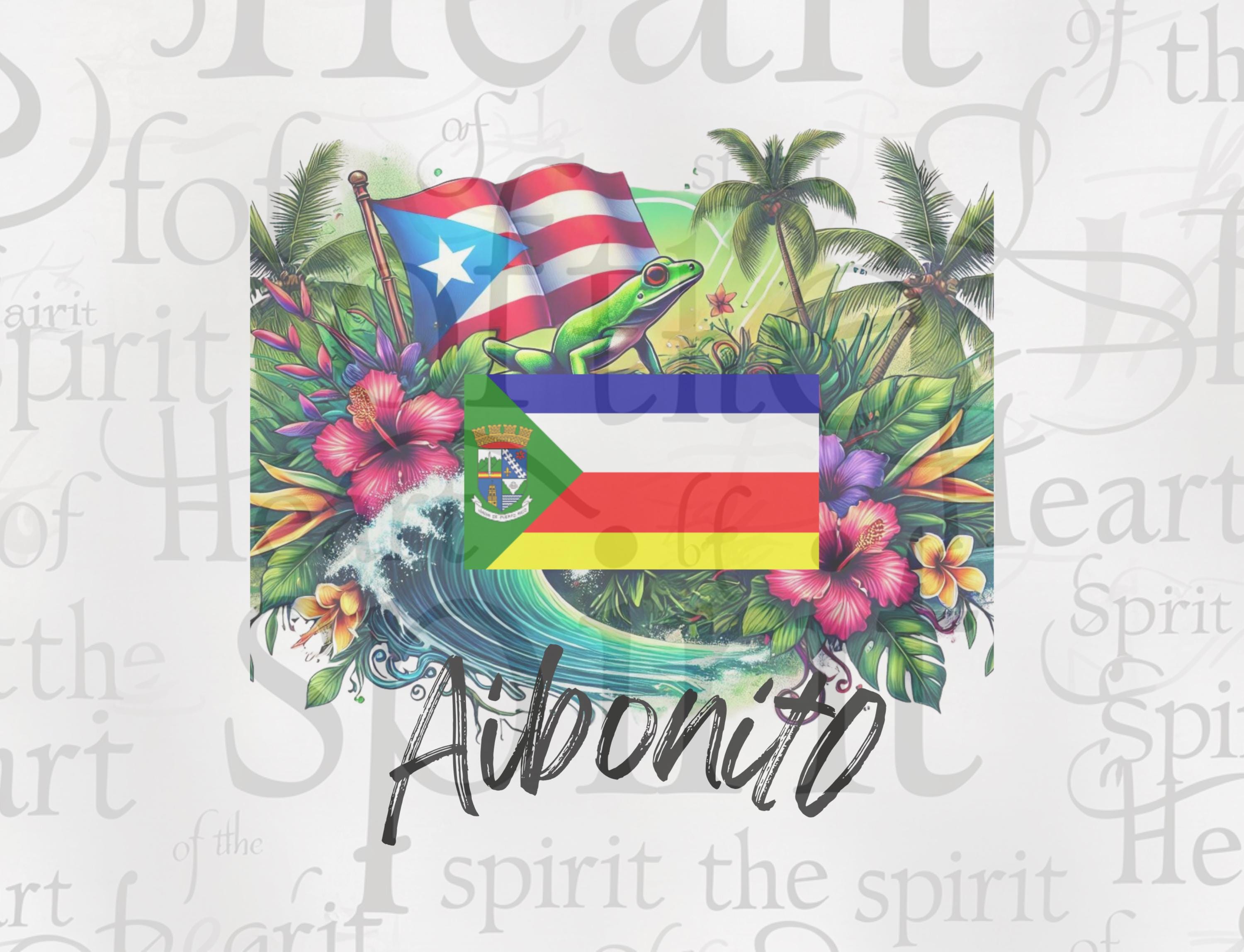 City Flag of Aibonito, Puerto Rico Digital Download 20 Oz Skinny ...