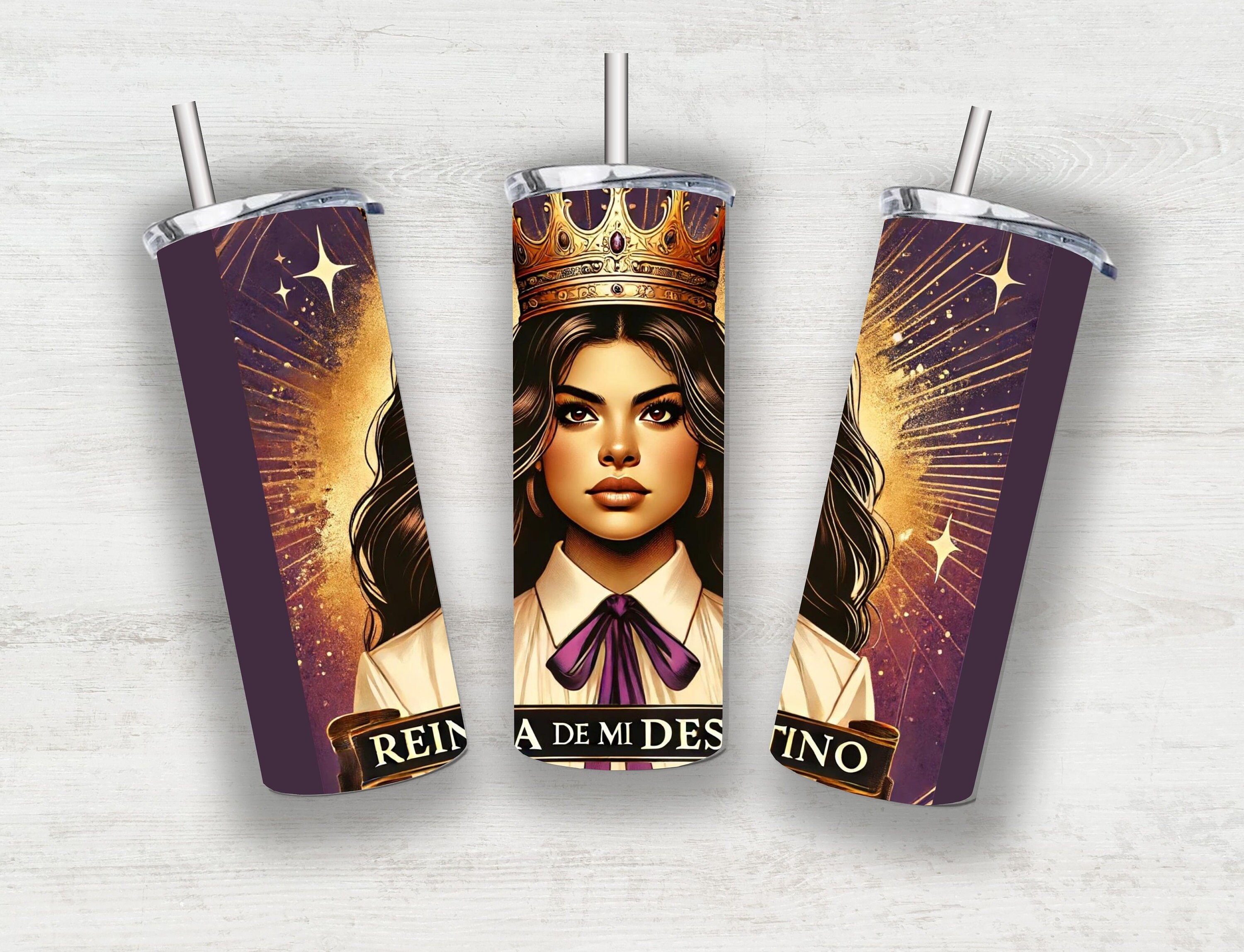 Queen of My Destiny PNG in Spanish | Inspirational Feminine Clipart ...