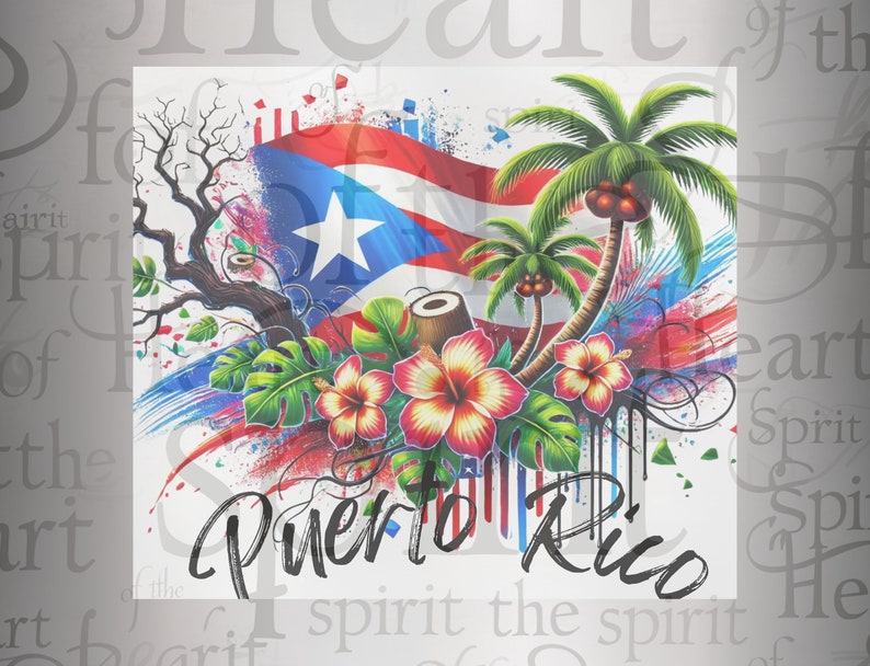Puerto Rico Clipart | Boricua Designs | Digital Download PNG for ...