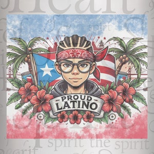 Puerto Rico Proud Latino Clipart | Boricua Designs | Digital Download ...