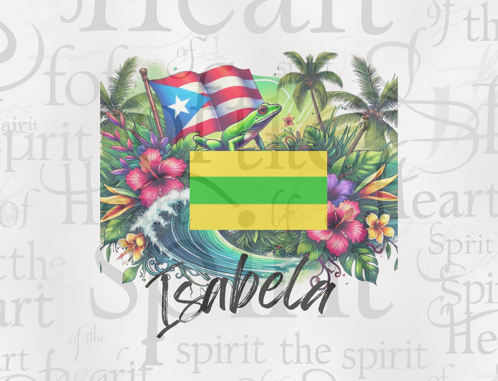 City Flag of Isabela Puerto Rico Digital Download 20 Oz Skinny Tumbler ...