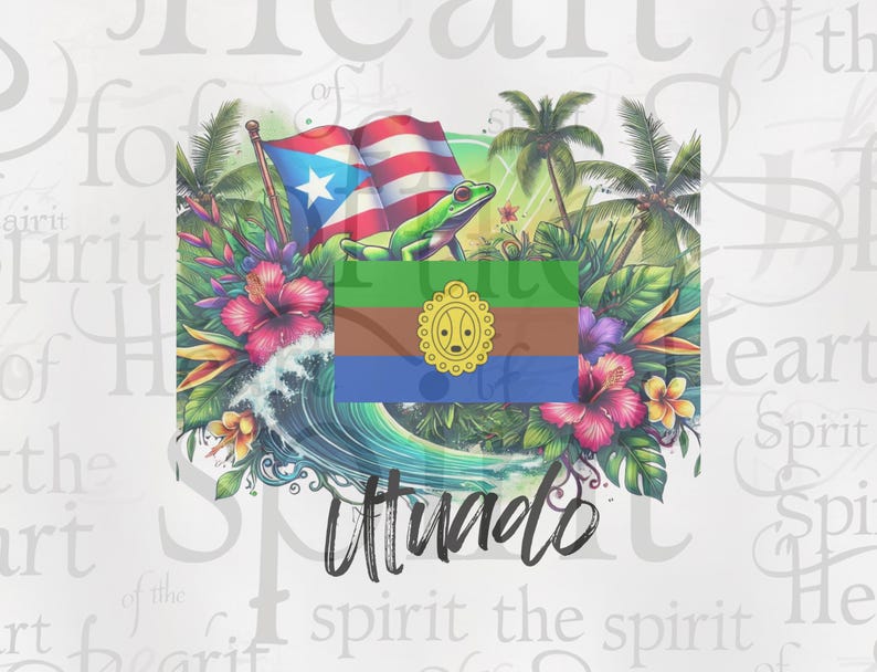 City Flag of Utuado Puerto Rico Digital Download 20 Oz Skinny Tumbler ...