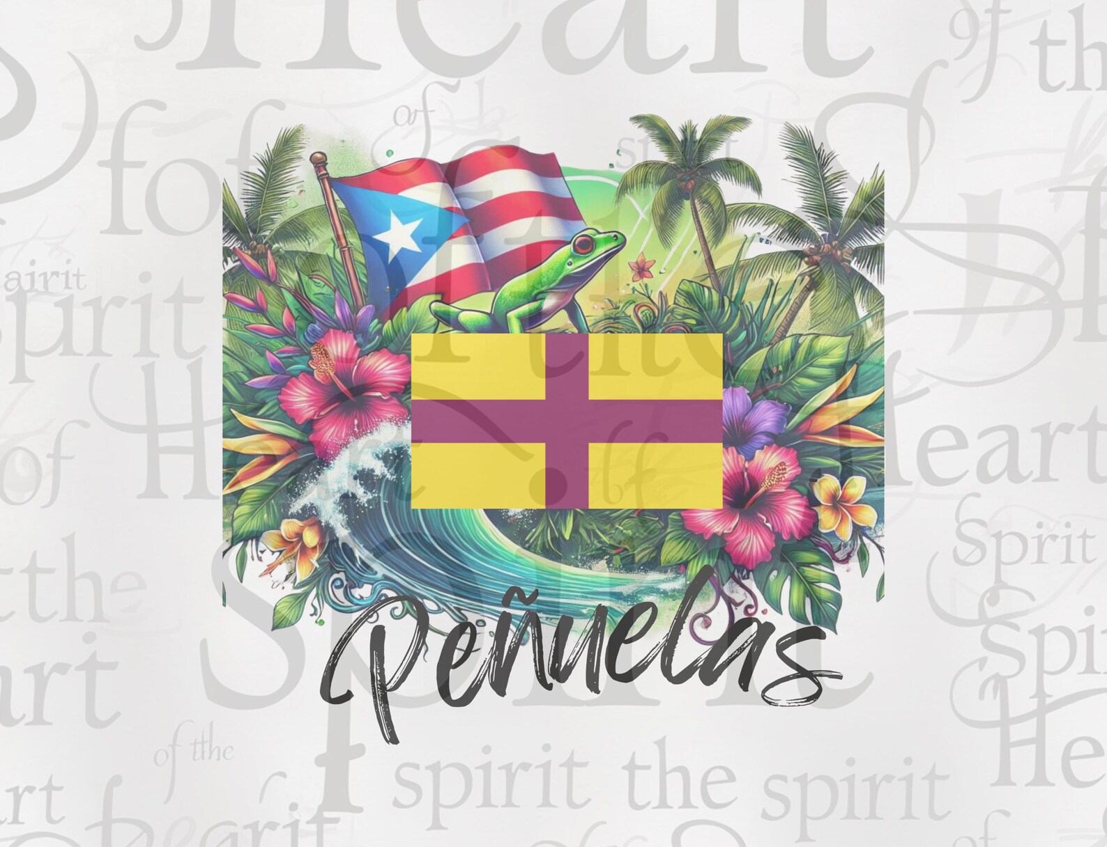 City Flag of Peñuelas Puerto Rico Digital Download 20 Oz Skinny Tumbler ...