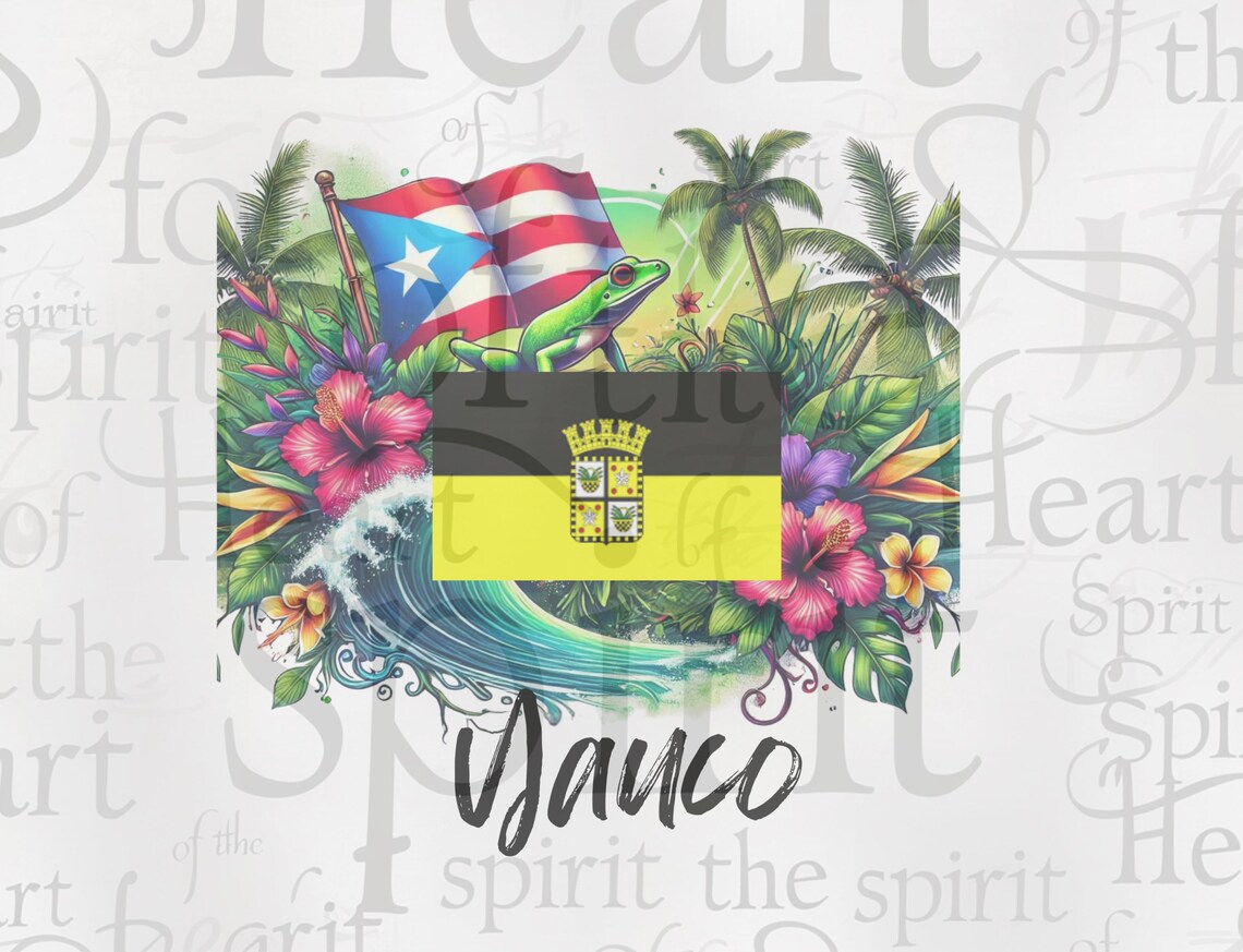 City Flag of Yauco Puerto Rico Digital Download 20 Oz Skinny Tumbler ...