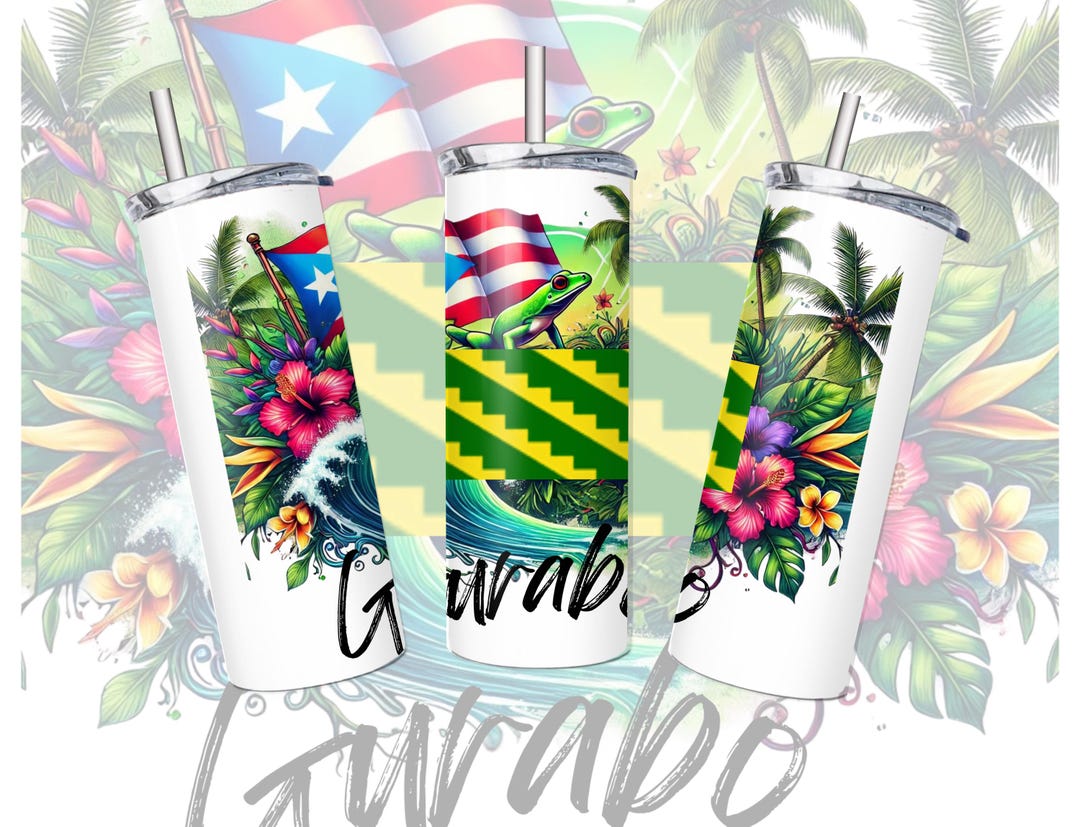 Bandera de la ciudad de Gurabo Puerto Rico Descarga digital 20 oz ...