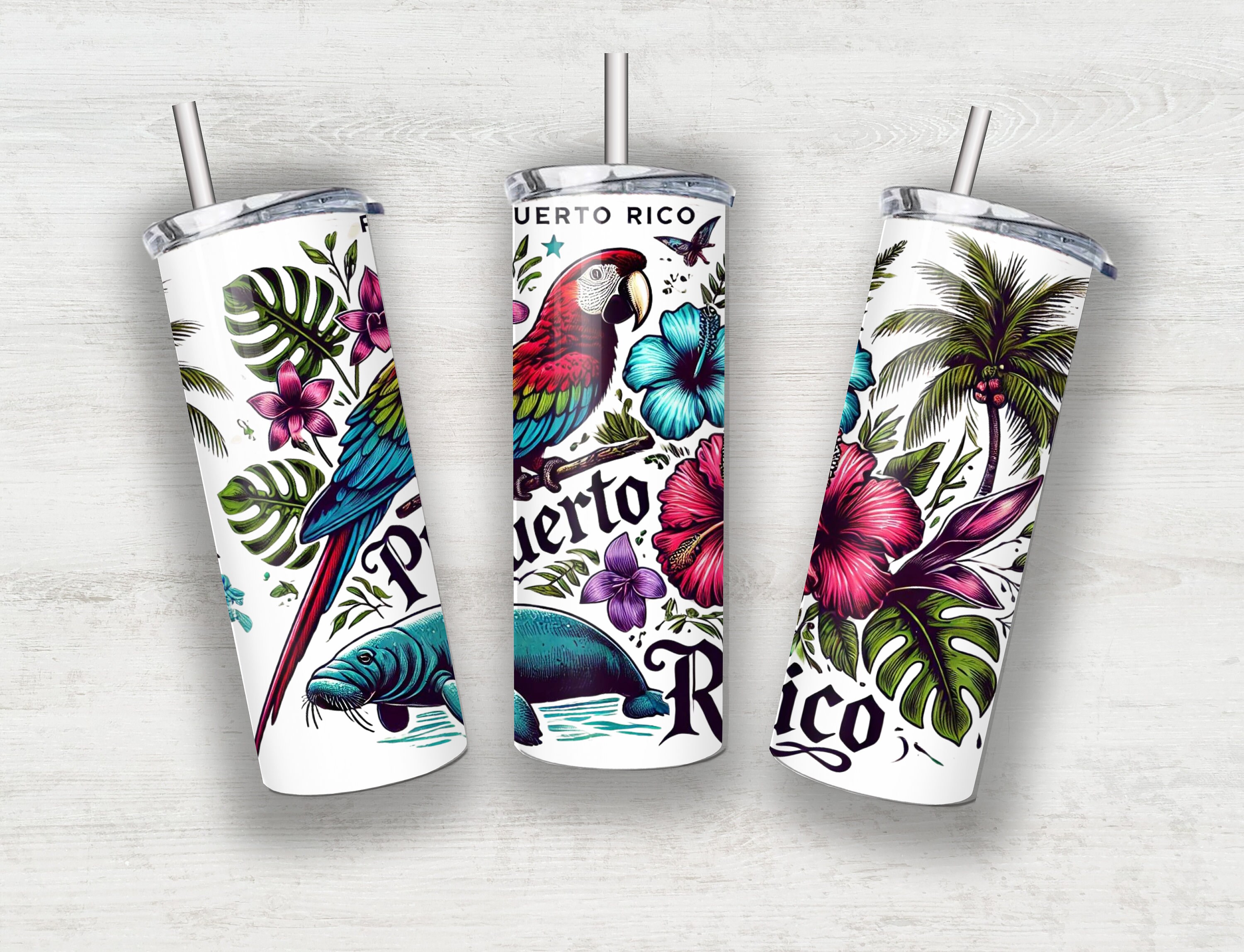Puerto Rico Bird and Hibiscus Clipart | Boricua Designs | Digital ...