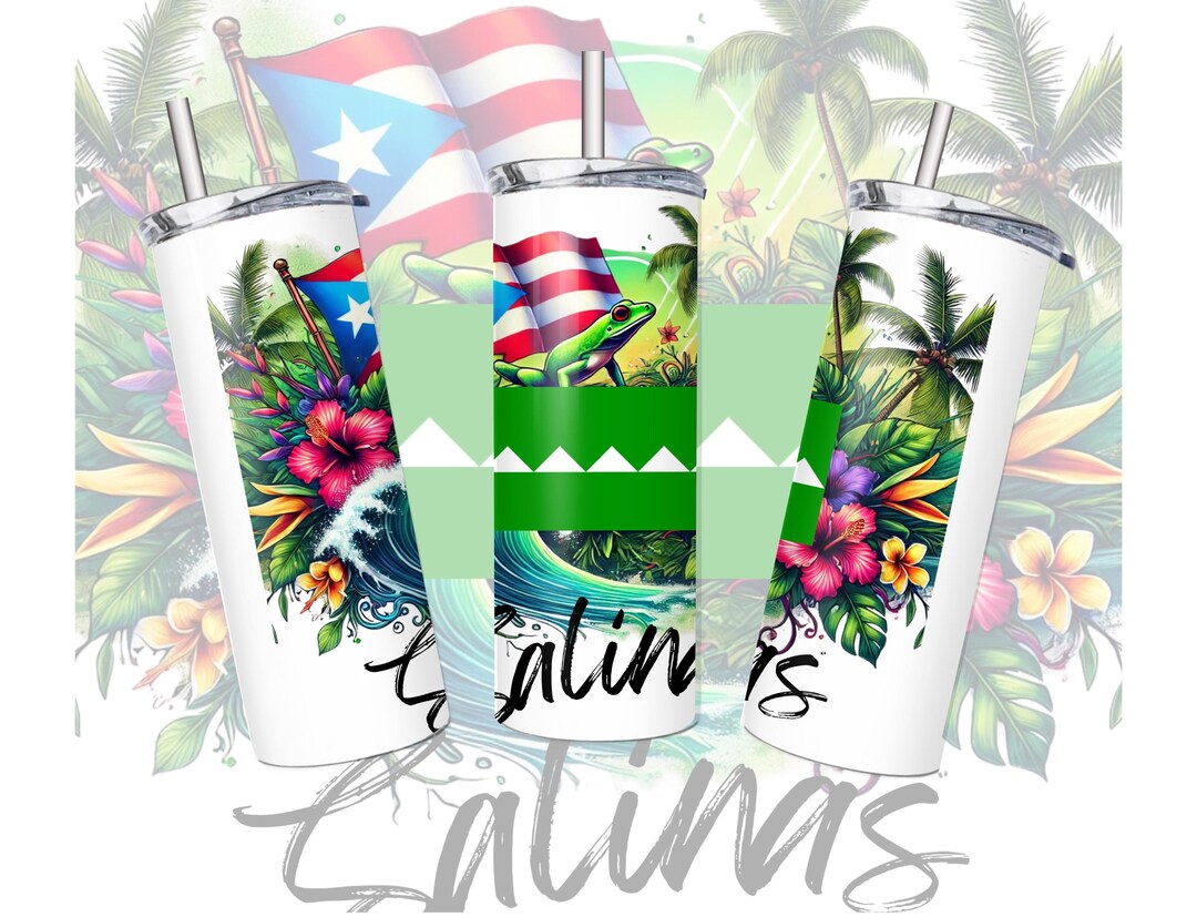 City Flag of Salinas Puerto Rico Digital Download 20 Oz Skinny Tumbler ...