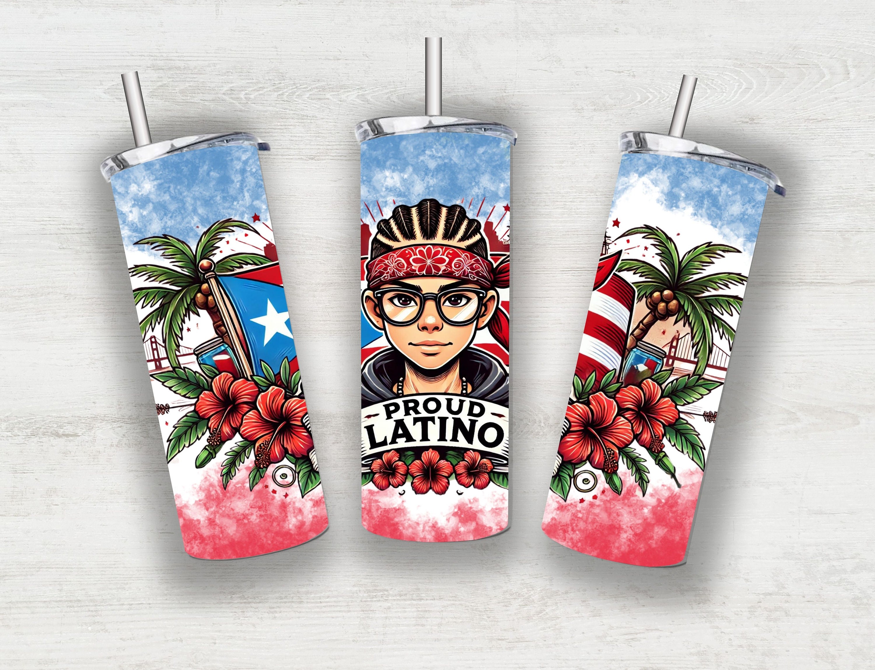 Puerto Rico Proud Latino Clipart | Boricua Designs | Digital Download ...