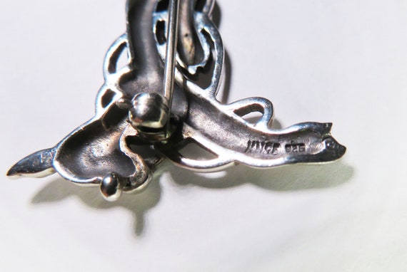 Celtic Knot & Deer Silver Brooch, Vintage Kit Heath 1… - Gem