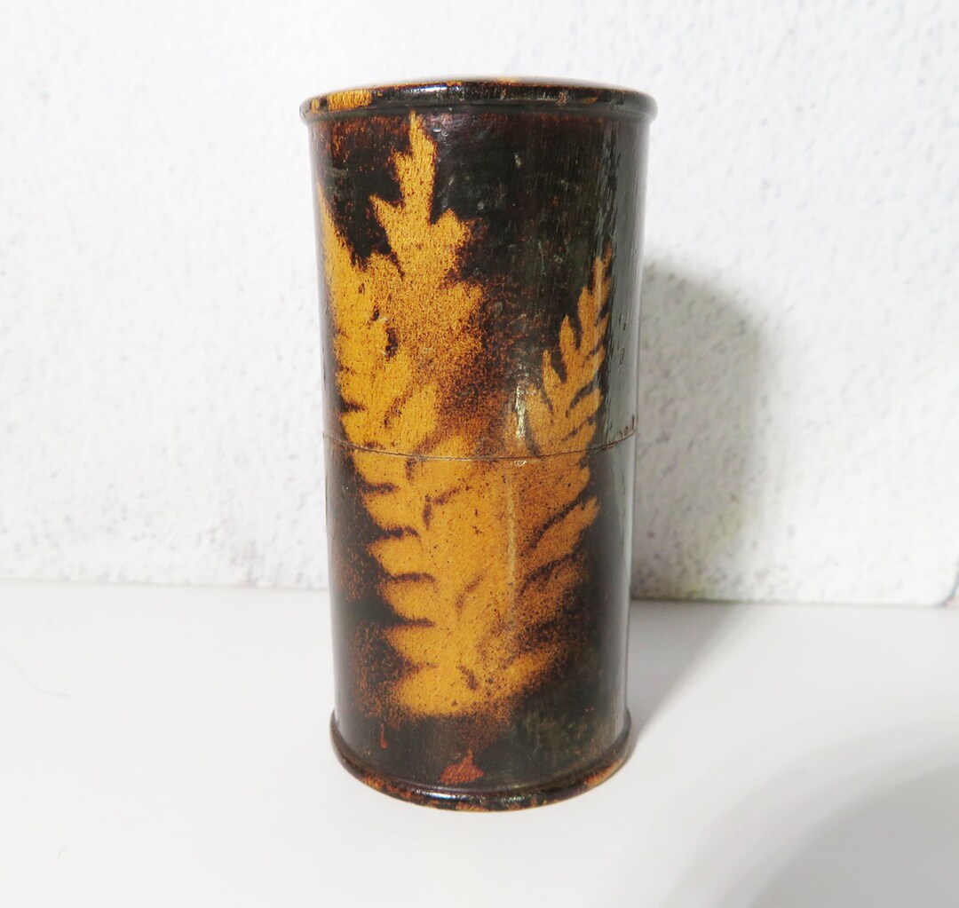 Antique Mauchline Fernware Needle Case, Victorian Sewing Accessory ...