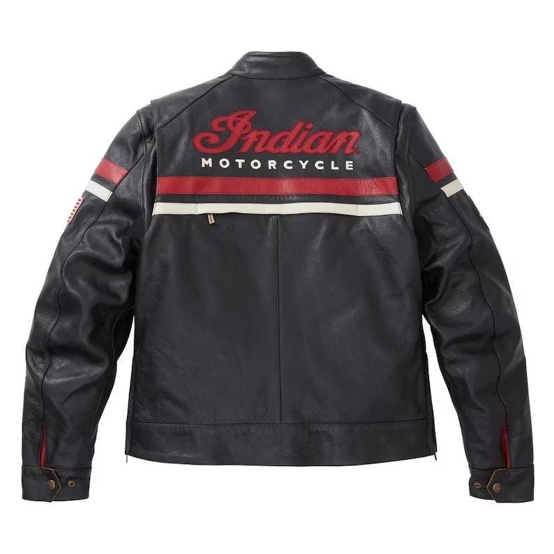 Indian Motorcycle Leather Jacket Indian Motorcycle Leather Jacket Gift ...
