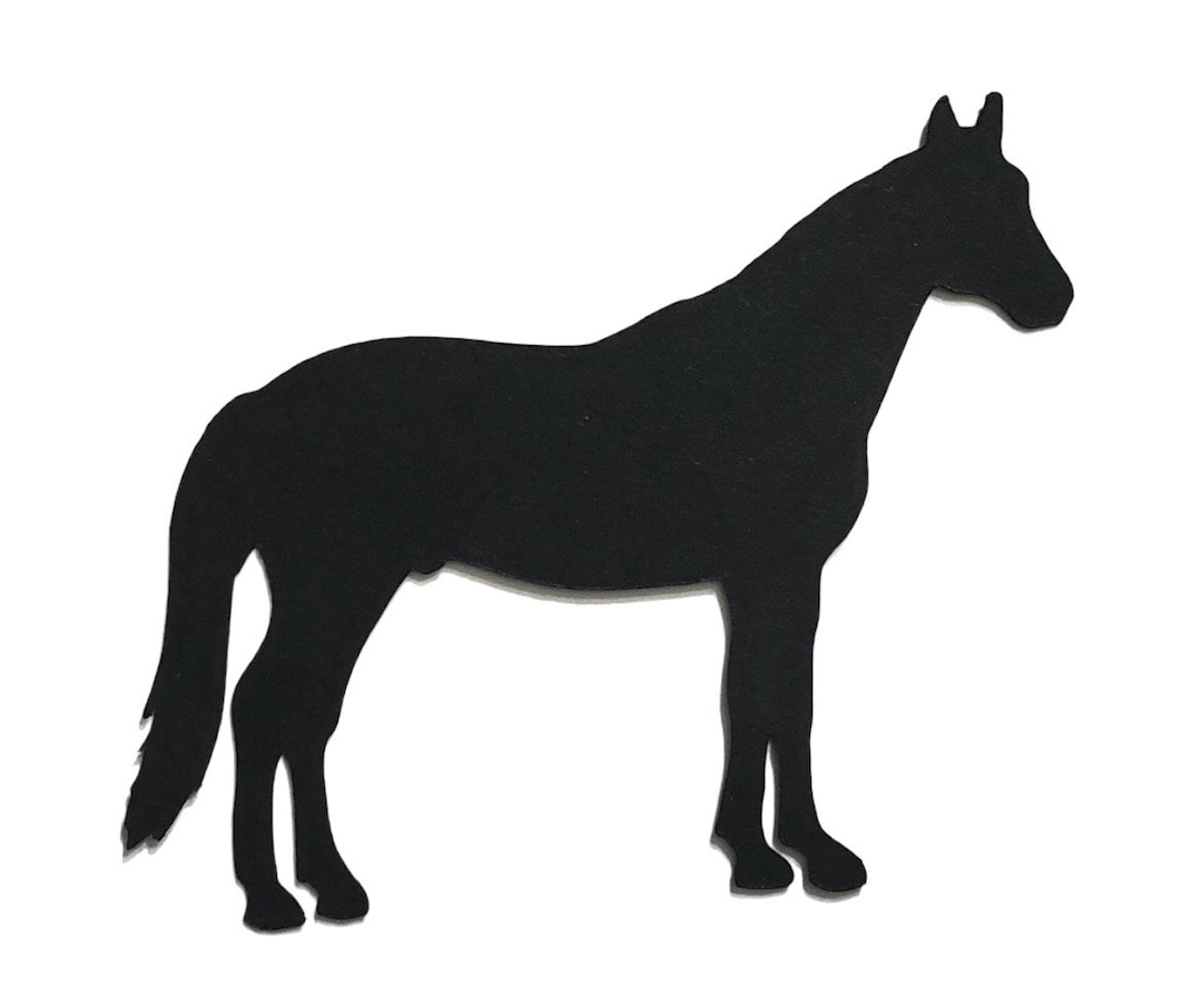 25 Pcs Horse Paper Shapes, Horse Shape Cut Outs, Horse Die Cut Shapes ...