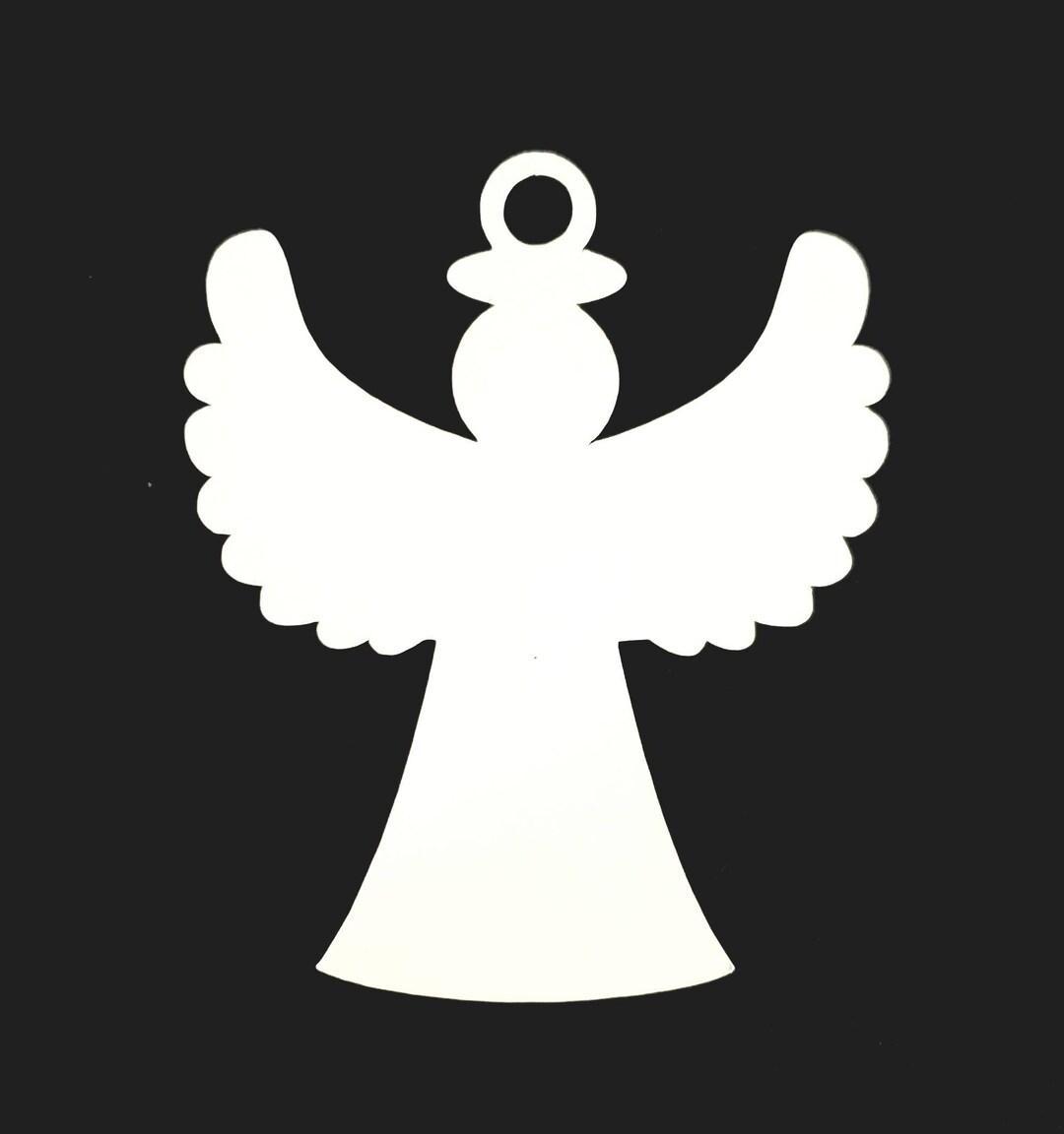 25 Pack – Paper Angel Gift Tag Shapes, Angel Die Cuts, Holiday or ...