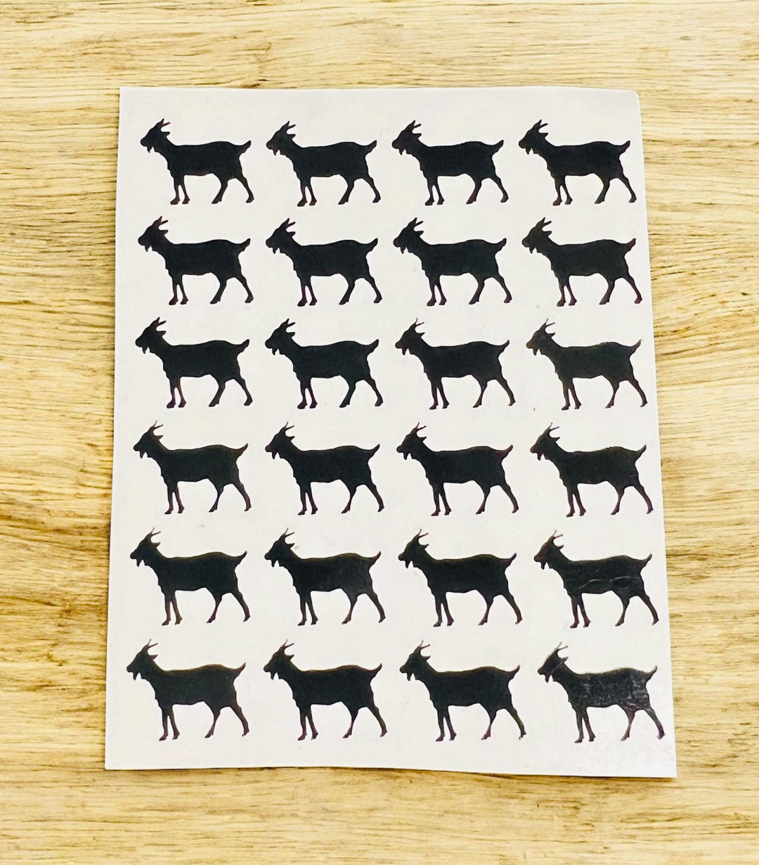 Goat Decal Stickers: Rustic Farm Animal Decor, Set of 24 - Etsy