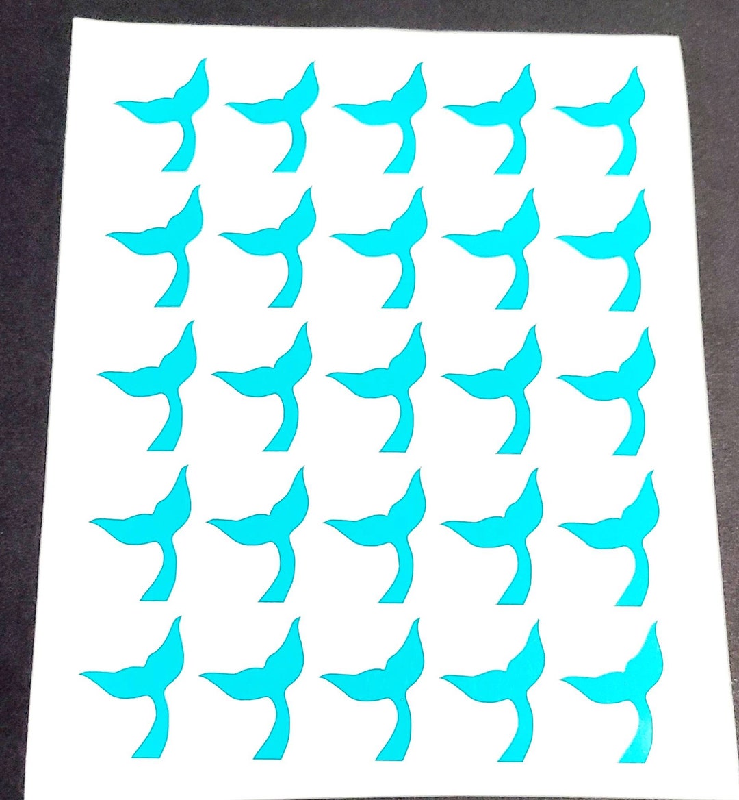 24 Mermaid Tail Waterproof Vinyl Sticker for Water Bottle, Stickers ...
