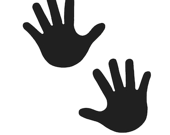 Handprint Die Cuts - Etsy