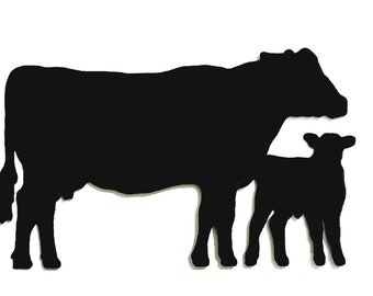 Cow Calf Die Cut - Etsy