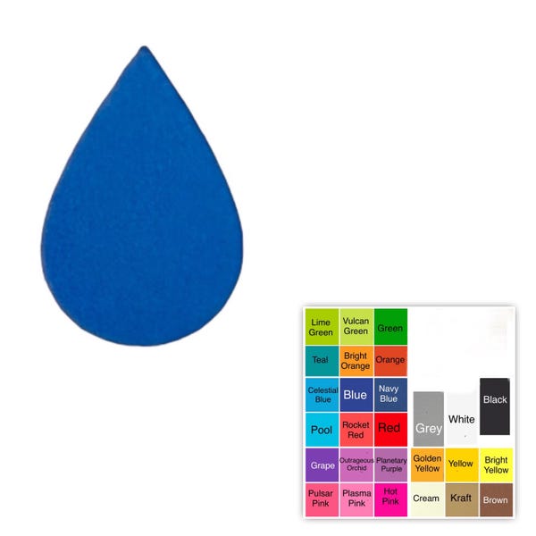 Raindrops Cutout - Etsy
