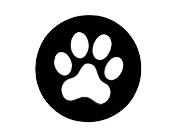 Die Cut Paw Print | Etsy