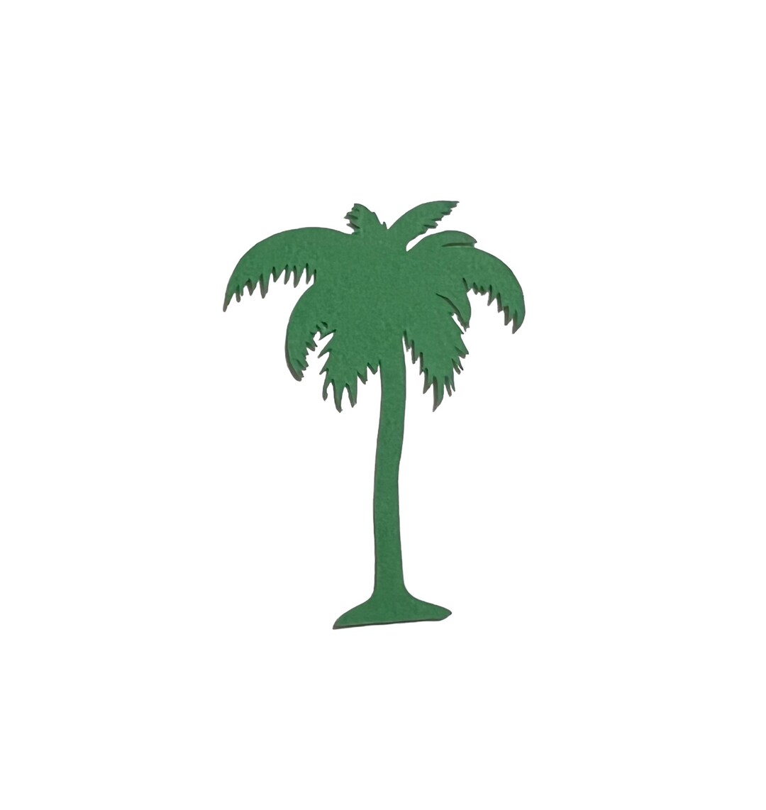 Tropical Palm Tree Die Cuts Set of 25, Scrapbooking & Bulletin Board ...