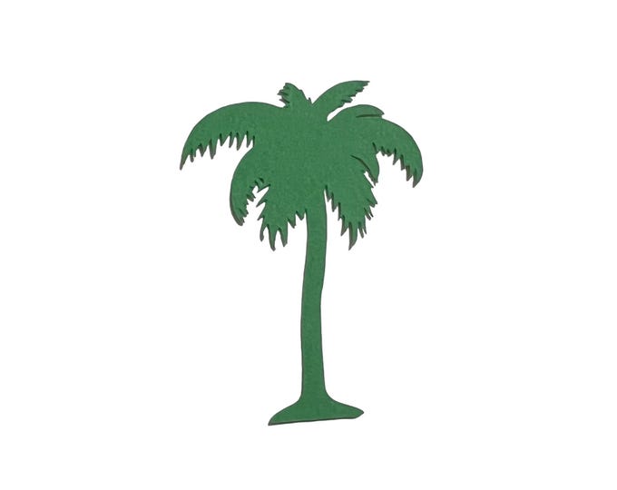 Palm Tree Cardstock Die Cuts , Quantity: 25 - Etsy