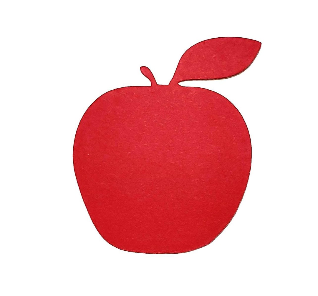 Paper Apple Shapes 25 Piece Set Bulletin Board Shapes & Card Making ...