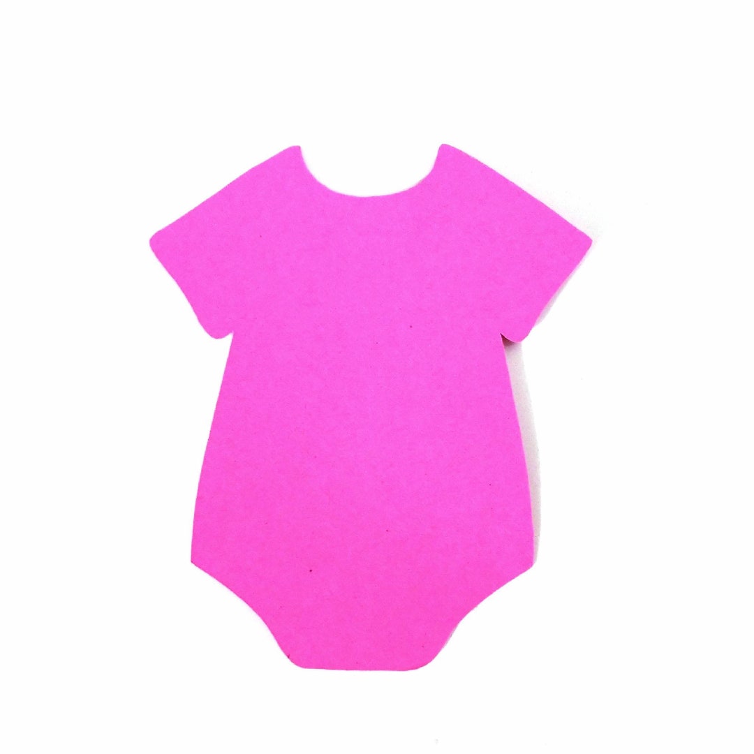 25 Pack – Paper Baby Outfit Shapes, Infant Clothing Die Cuts, Baby ...