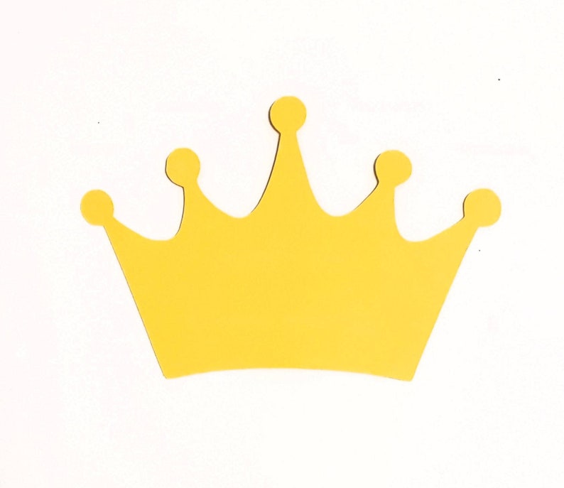 Set Of 25 Crown Die Cut Princess Crown Cut Out King Crown Die Etsy