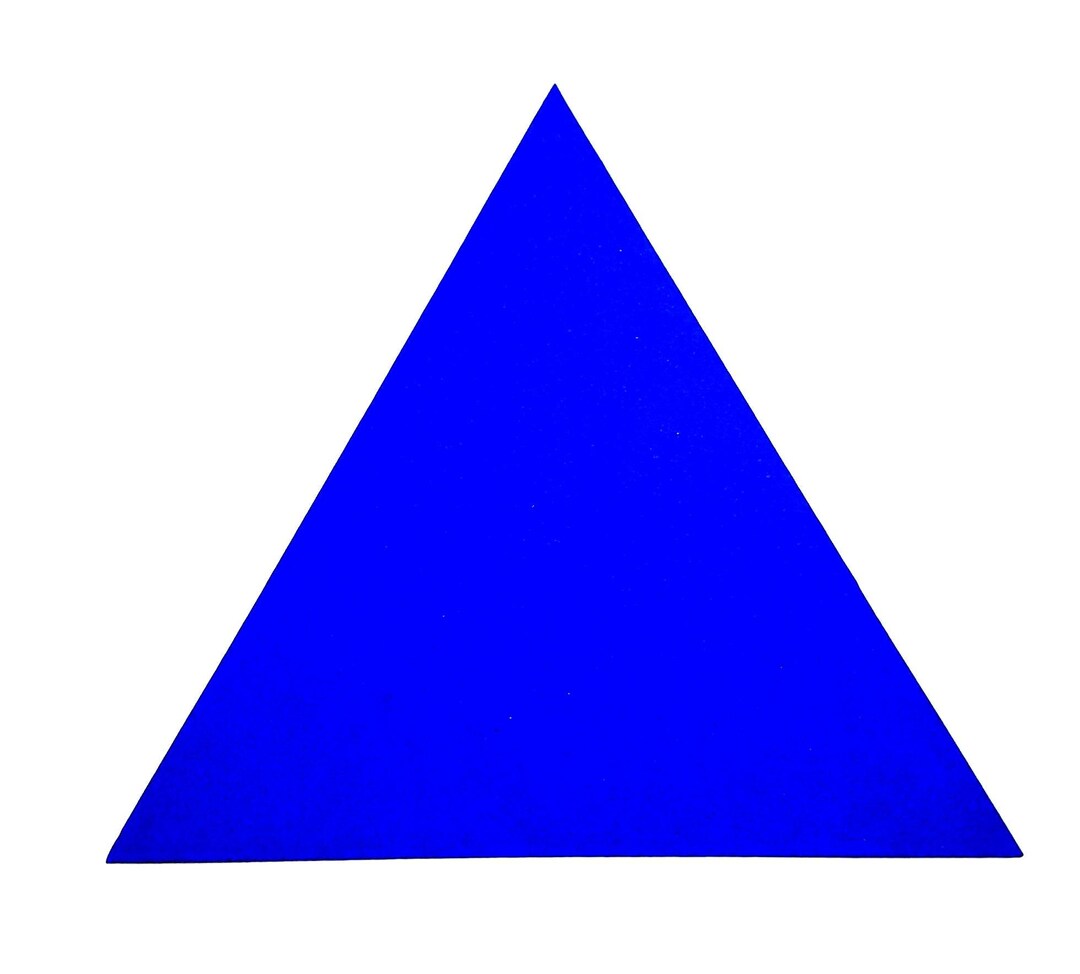 Triangle Paper Die Cuts Set of 25 • Geometric Shape Cutouts ...