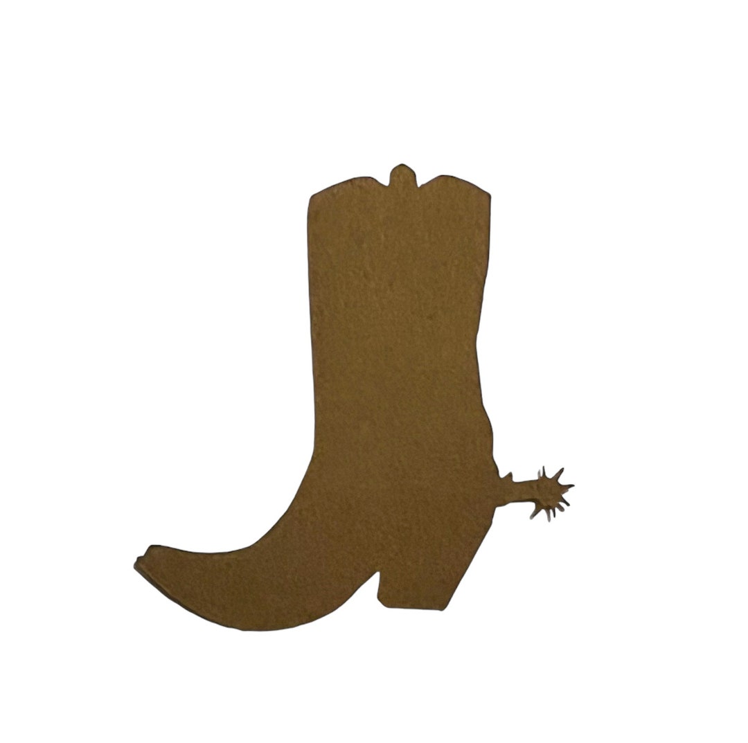 25 Pack – Paper Cowboy Boot Shapes, Boot With Spur Die Cuts, Western ...
