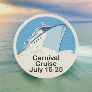 Custom Cruise Ship Stickers for Weddings & Bachelorettes, Personalized ...